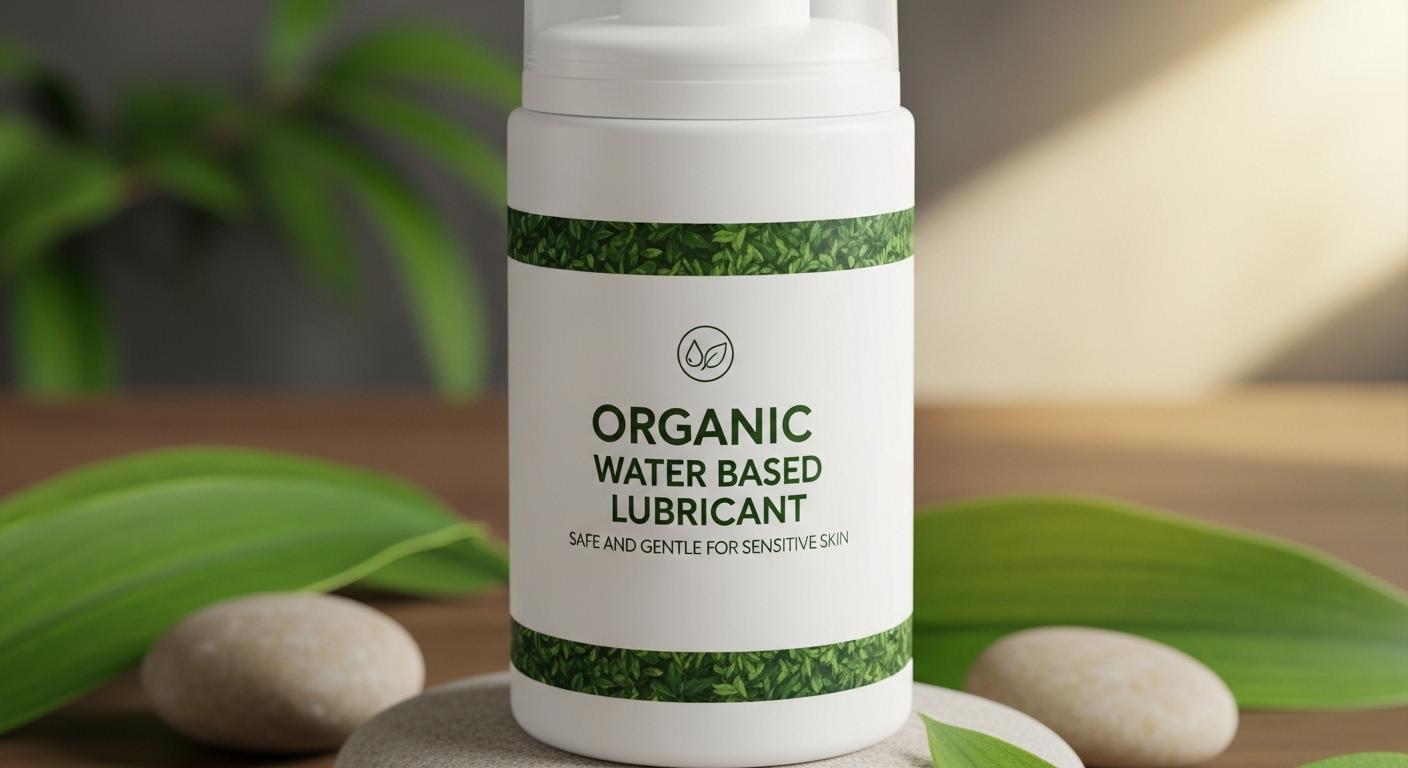 Organic Water Based Lubricant: Safe and Gentle for Sensitive Skin