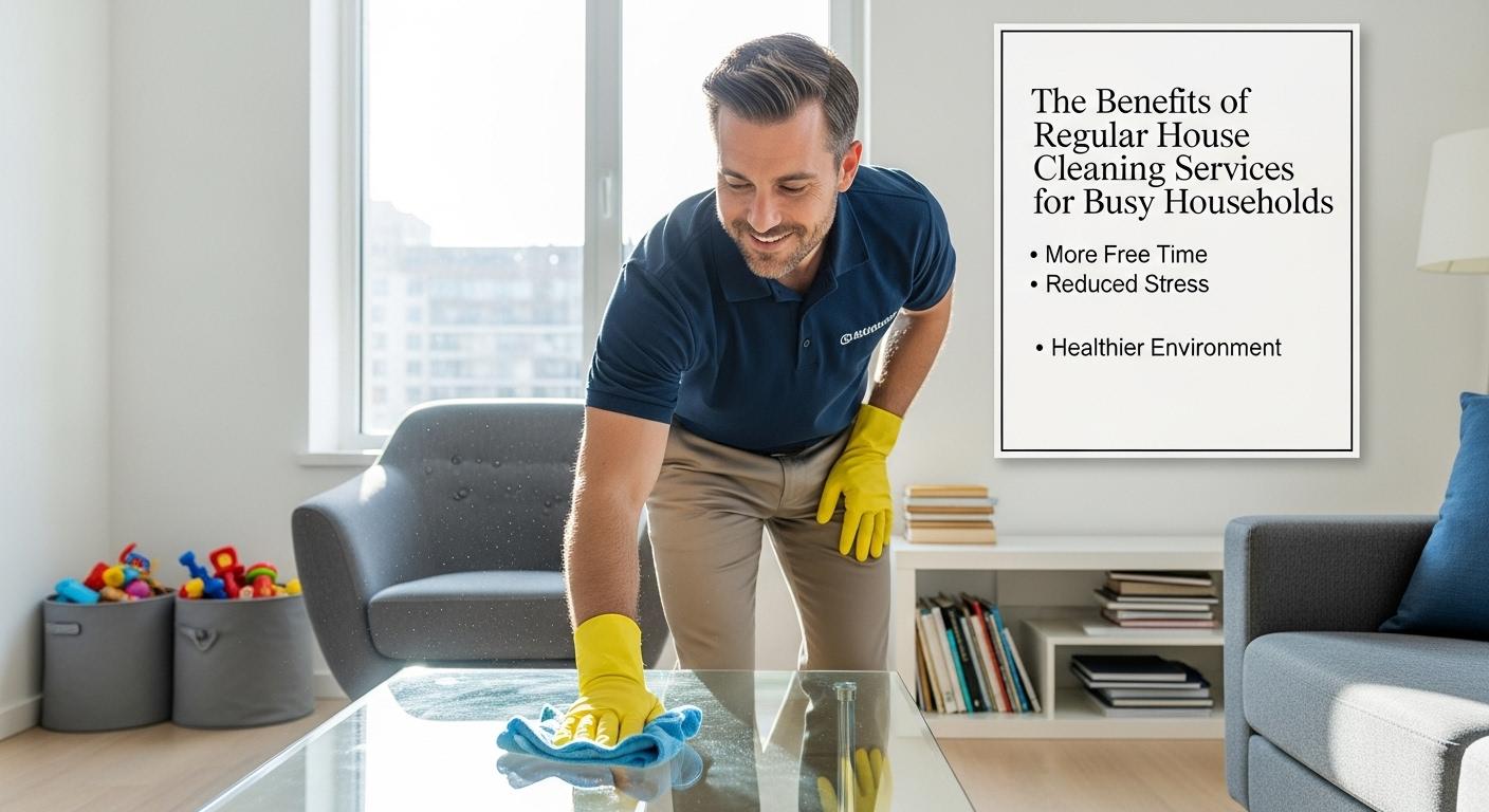 The Benefits of Regular House Cleaning Services for Busy Households