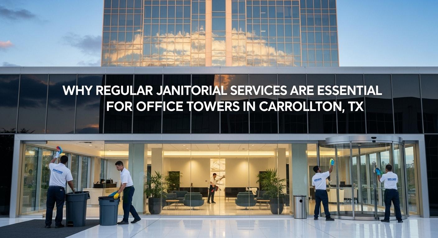 Why Regular Janitorial Services Are Essential for Office Towers in Carrollton, TX