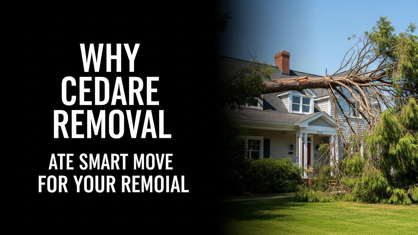 Why Cedar Tree Removal Is a Smart Move for Your Property