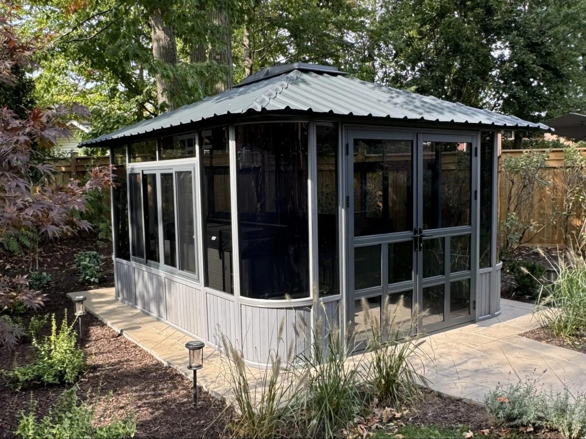 8 Stylish Gazebo Ideas for Hot Tub Privacy and Comfort - Park Magazine NY